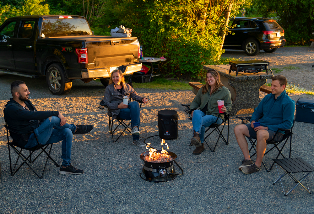 Outland Living Premium Outdoor Portable Propane Fire Pit 870, Compact ...