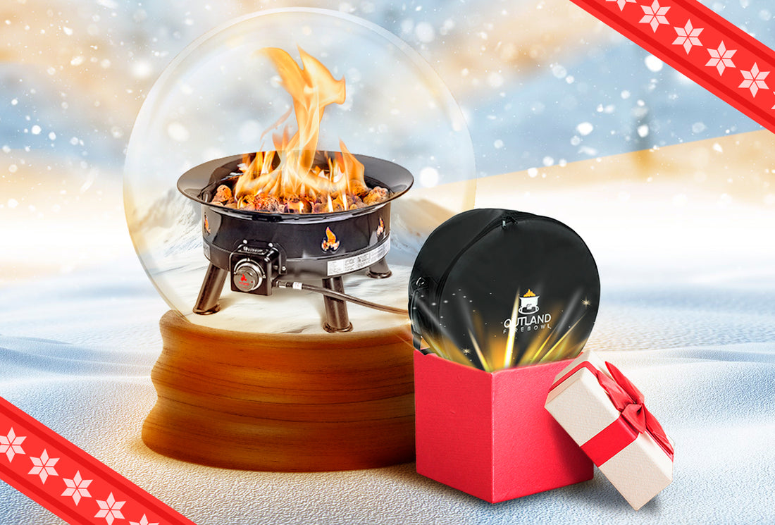 Outland Living Mega Outdoor Portable Propane Fire Pit 883, Compact Gas ...