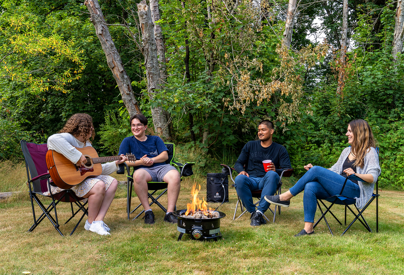 Outland Living Standard Outdoor Portable Propane Fire Pit 823, Compact ...