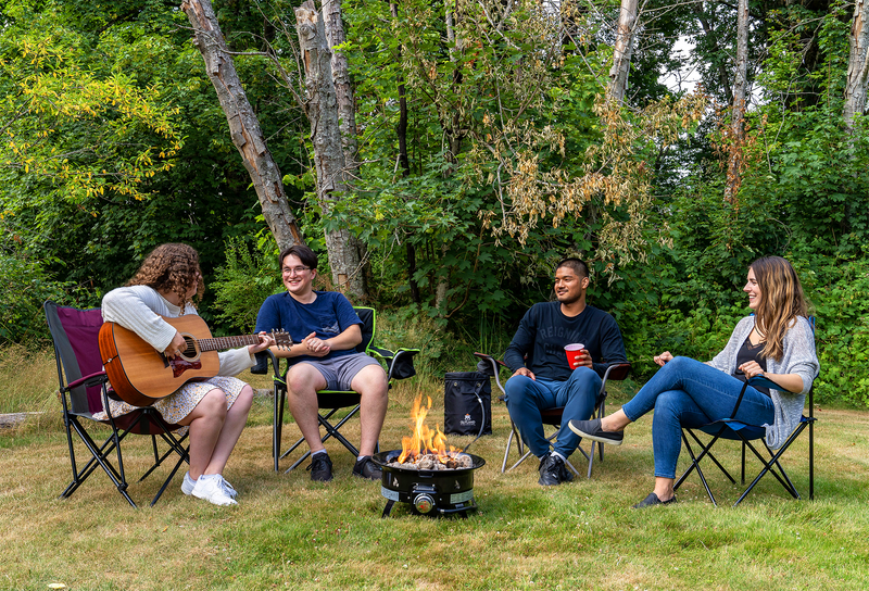 Outland Living Standard Outdoor Portable Propane Fire Pit 823, Compact ...